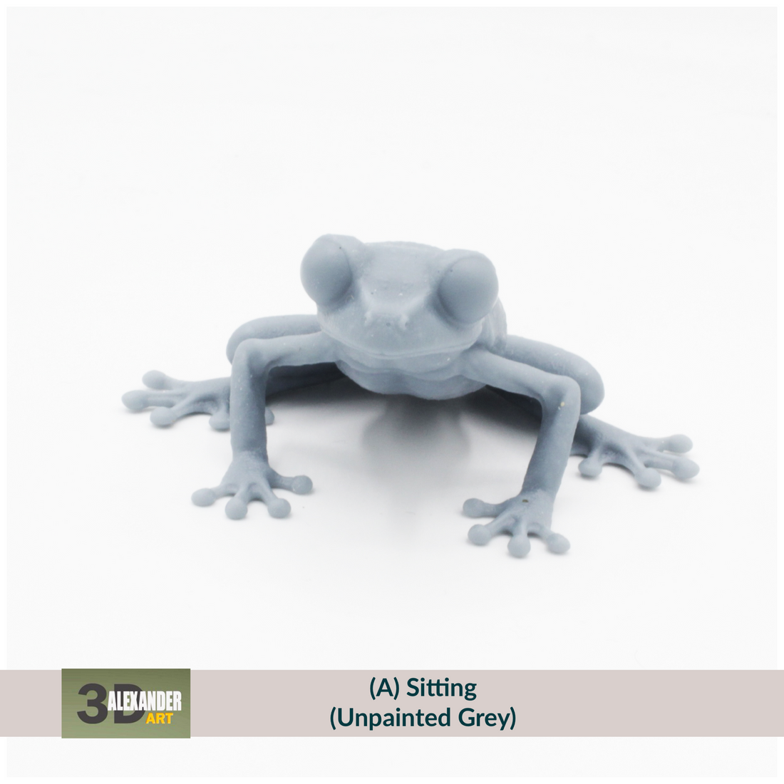 Tree Frog - 1:1 Scale miniature Red Eye Tree frog figurine by Alexande ...